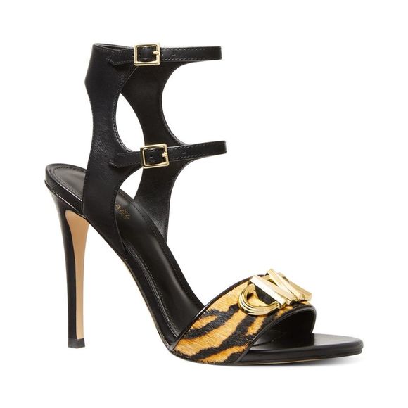 Michael Kors | Shoes | Michael Kors Womens Parker Tiger Print Calf Hair ...
